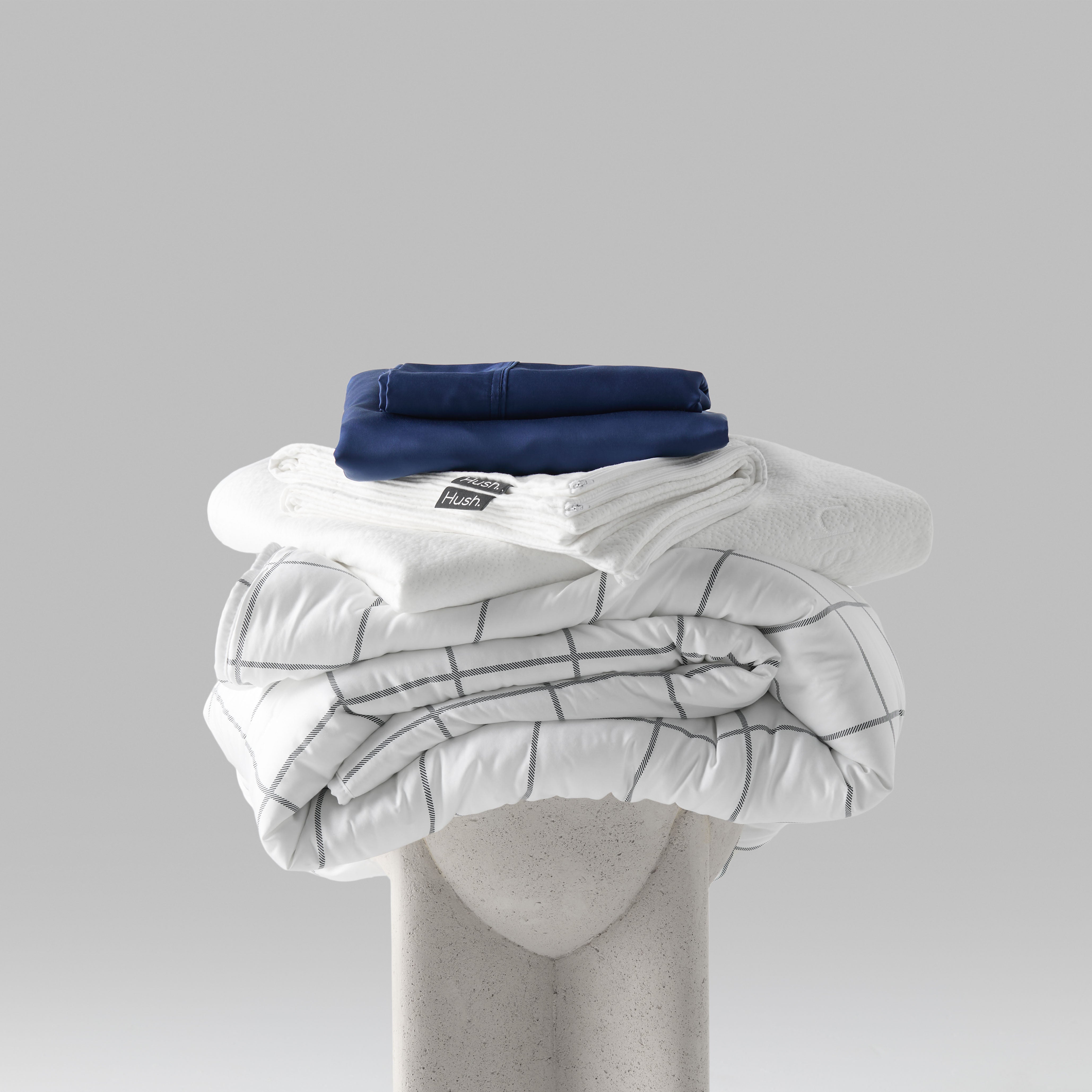 Iced Bed in a Bag: 5 Piece Complete Dorm Set of Cooling Bedding | Hush ...